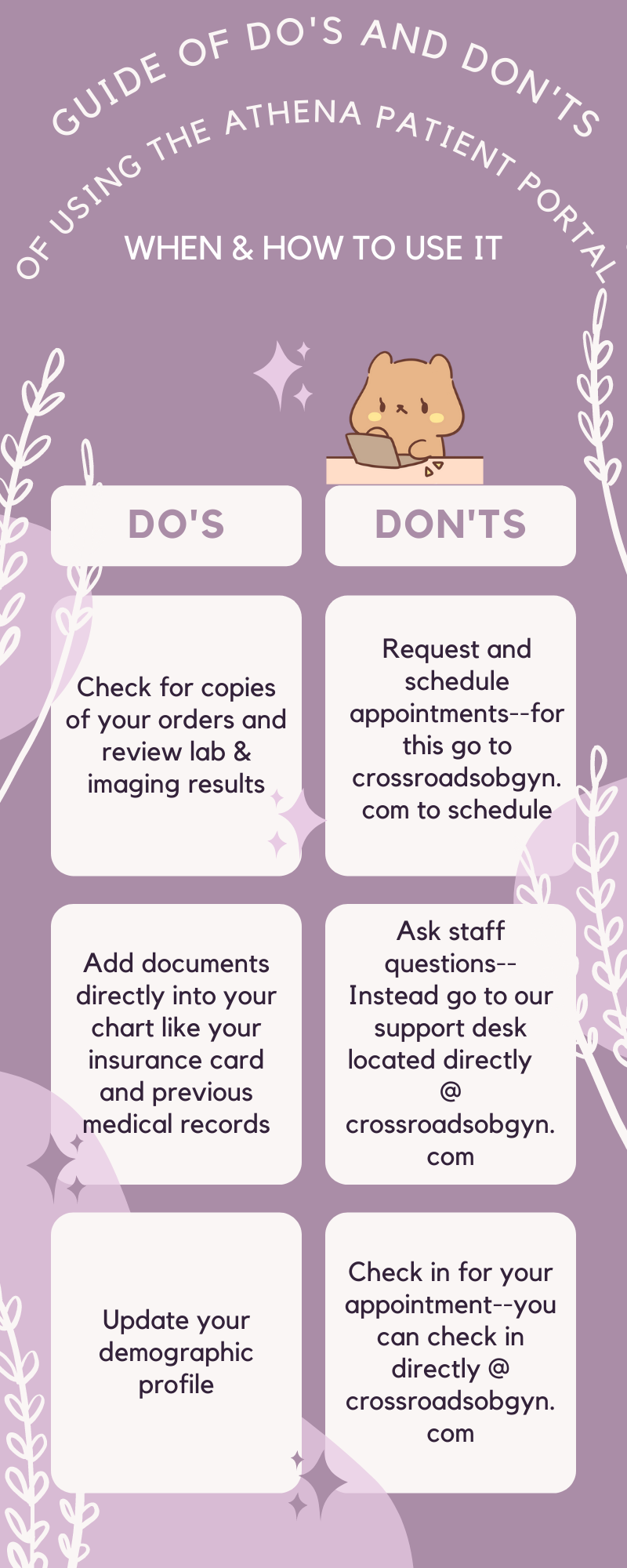 Using the athena health patient portal--Do's and Don'ts – The Offices ...